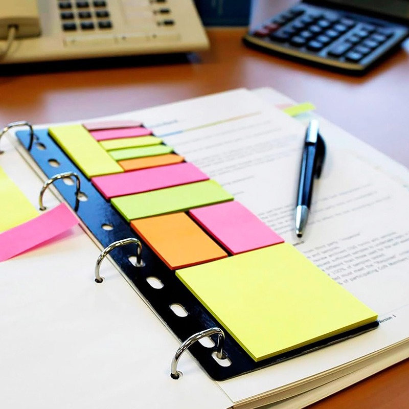 Redi-Tag Ring Binder Sticky Note Set 270 Assorted Sheets of Markers ...