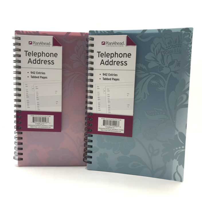 Address Book Telephone Plan Ahead 8″ x 6″ *minimum order 6 units ...