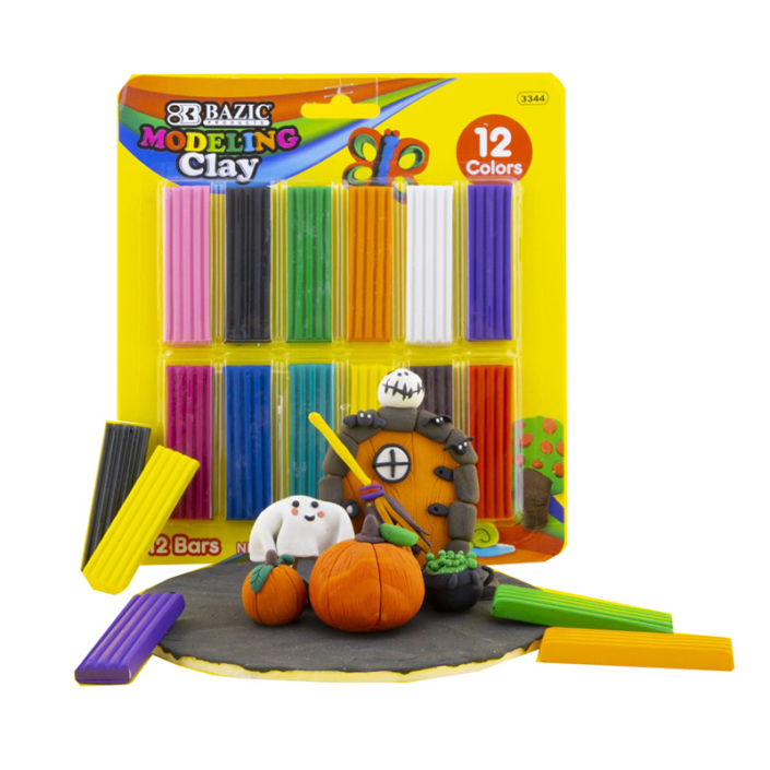 12count Modeling Clay Bars 12 Colors *minimum order 6 units* (order in ...